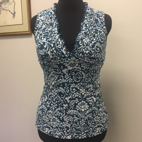 Studio Y | Tops | Studio Y Plunge Neck Blouse | Poshmark